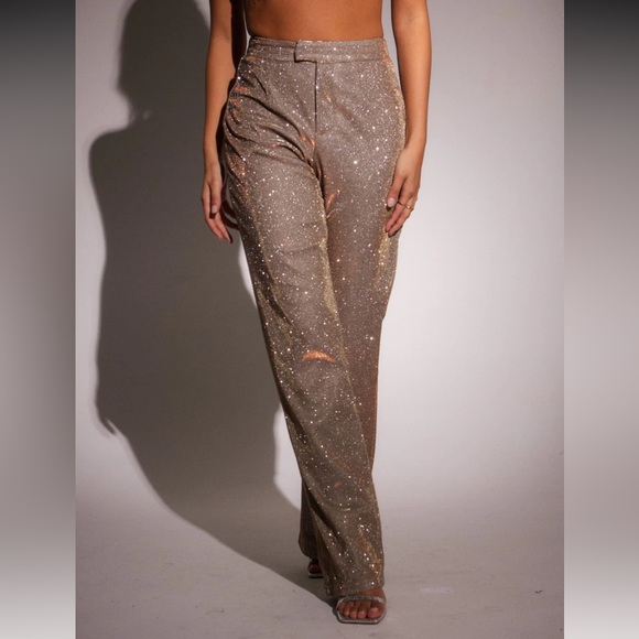SLA The Label | Pants & Jumpsuits | Sla The Label Bronze Petite ...